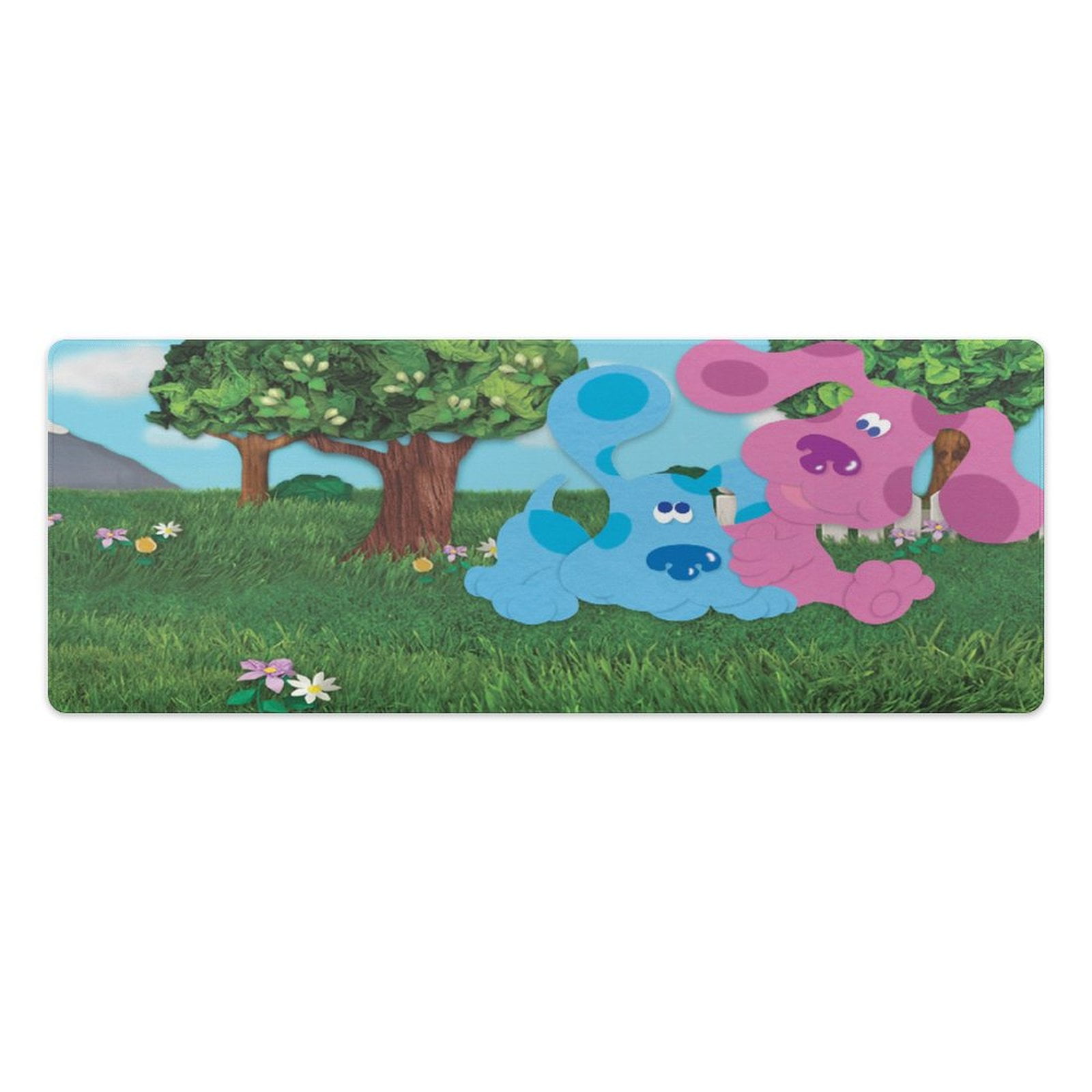 Blue'S Clues Desk Pad Mouse Pad, Large Gaming Mouse Mat with Stitched ...