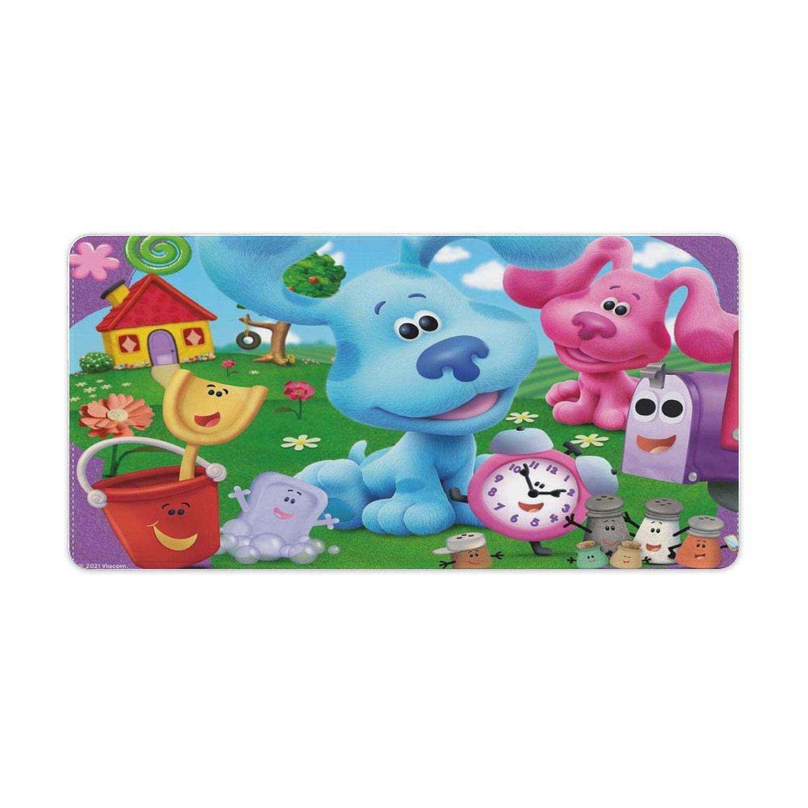 Blue'S Clues Desk Pad Mouse Pad, Large Gaming Mouse Mat with Stitched ...
