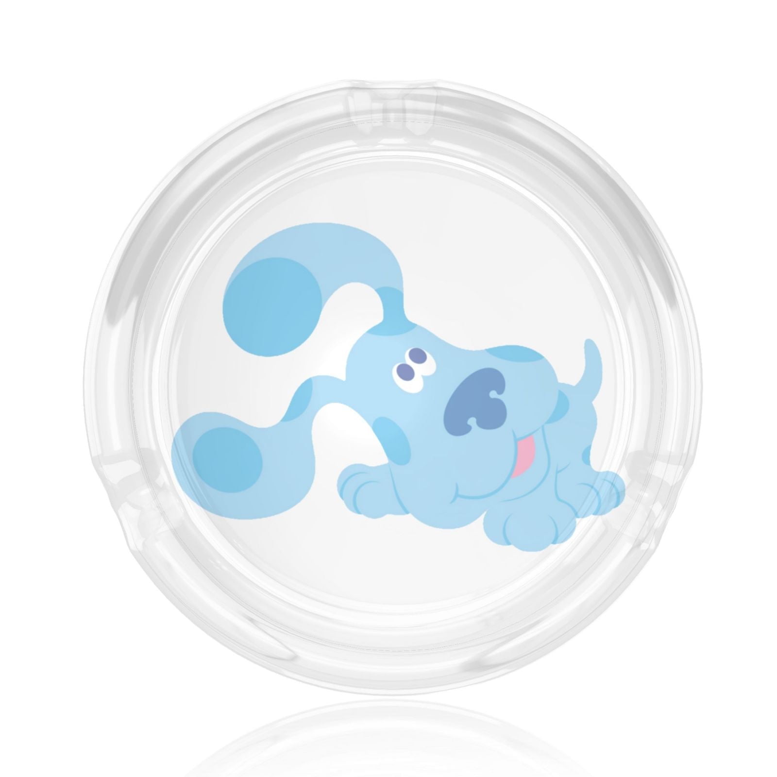 Blue'S Clues Dog Round Glass Ashtray 3d Printing For Indoor And Outdoor ...