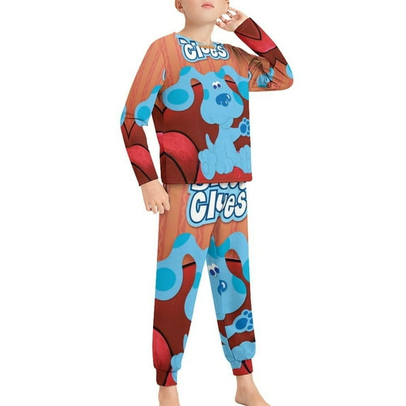 Blue'S Clues Ki-ds Pajamas 2 Piece Pjs Set Little Big Bo-ys Gi-rls ...