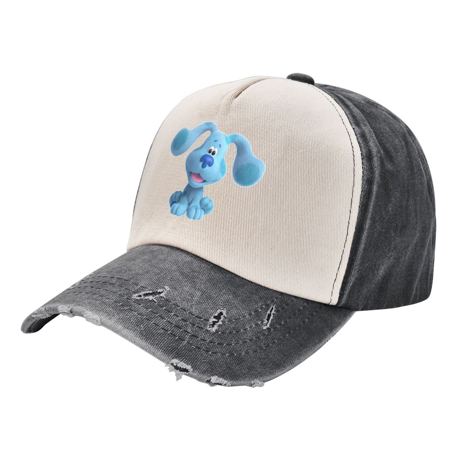 Blue'S Clues Men Women Washed Distressed Cotton Dad Hat Baseball Cap ...