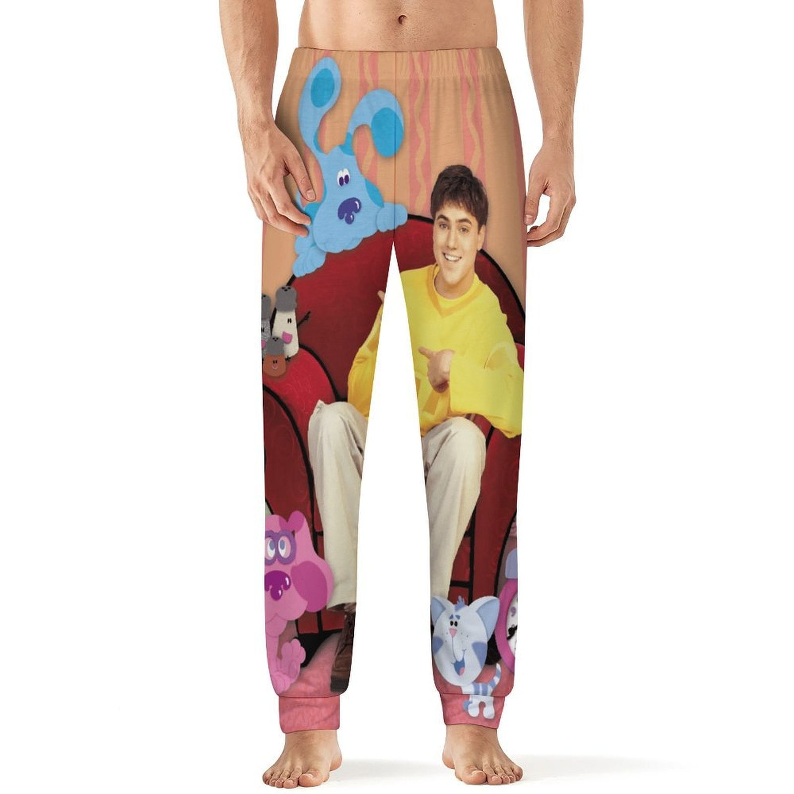 Blue'S Clues Men's Pajama Pants Ultra Lightweight Pjs Bottoms Sleepwear ...