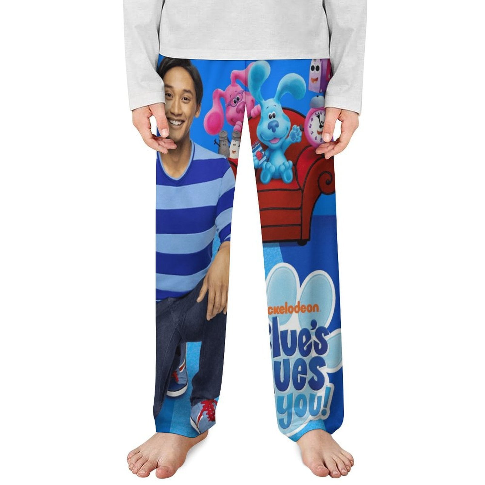 Blue'S Clues Pajama Pants Sleep Pants Soft Elastic Waist Pajama Bottoms ...