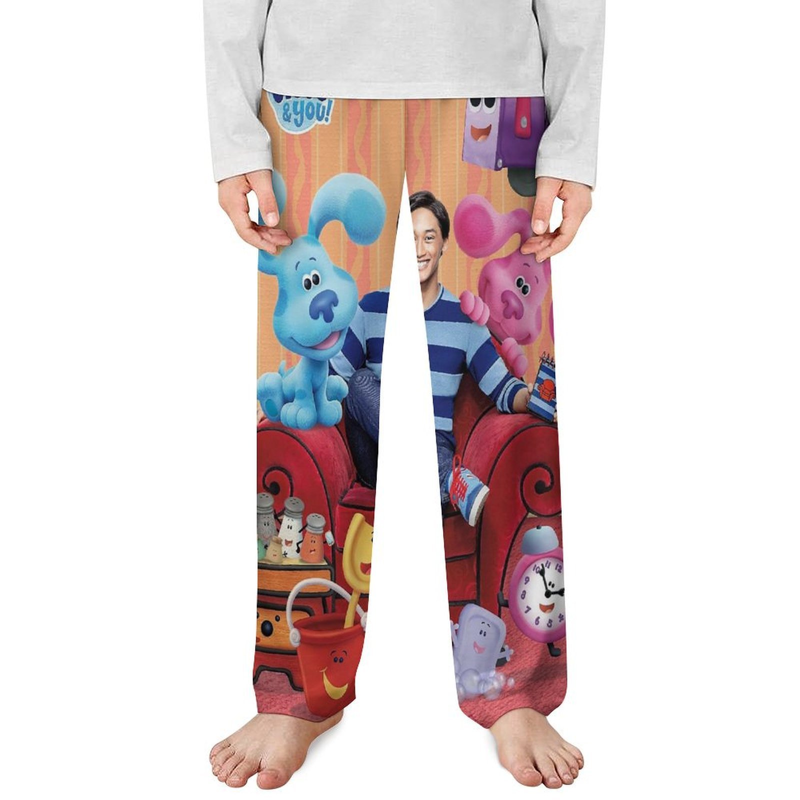 Blue'S Clues Pajama Pants Sleep Pants Soft Elastic Waist Pajama Bottoms ...