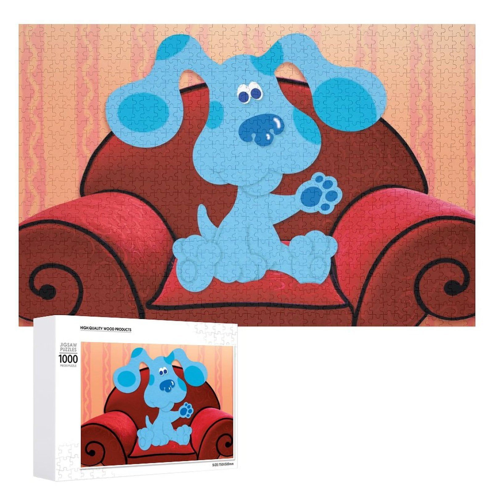 Blue'S Clues Puzzle - 1000 PCS Jigsaw Puzzle For Adults Kids Boys Girls ...