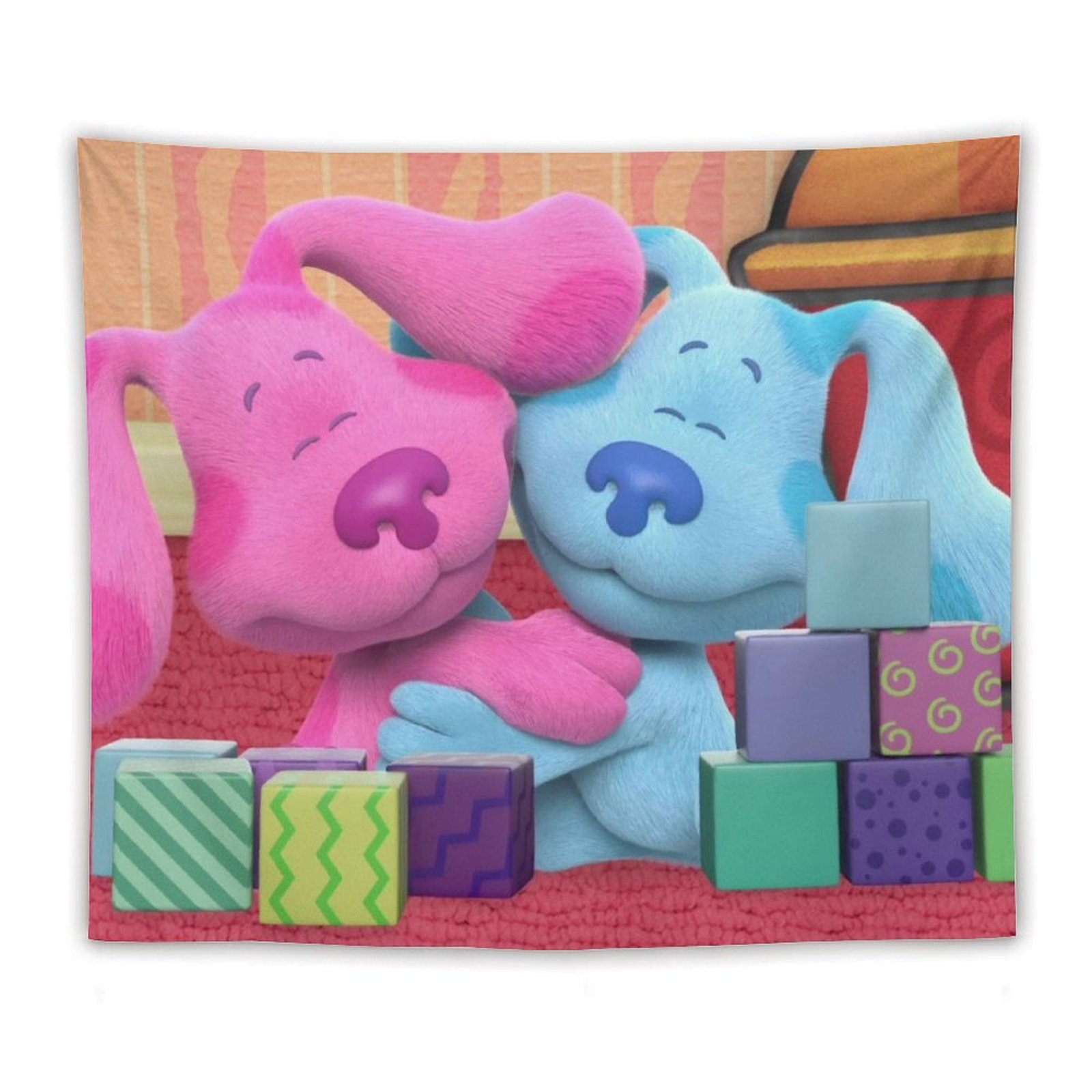 Blue'S Clues Tapestry Wall Hanging Wall Art Decor Wall Tapestry For ...
