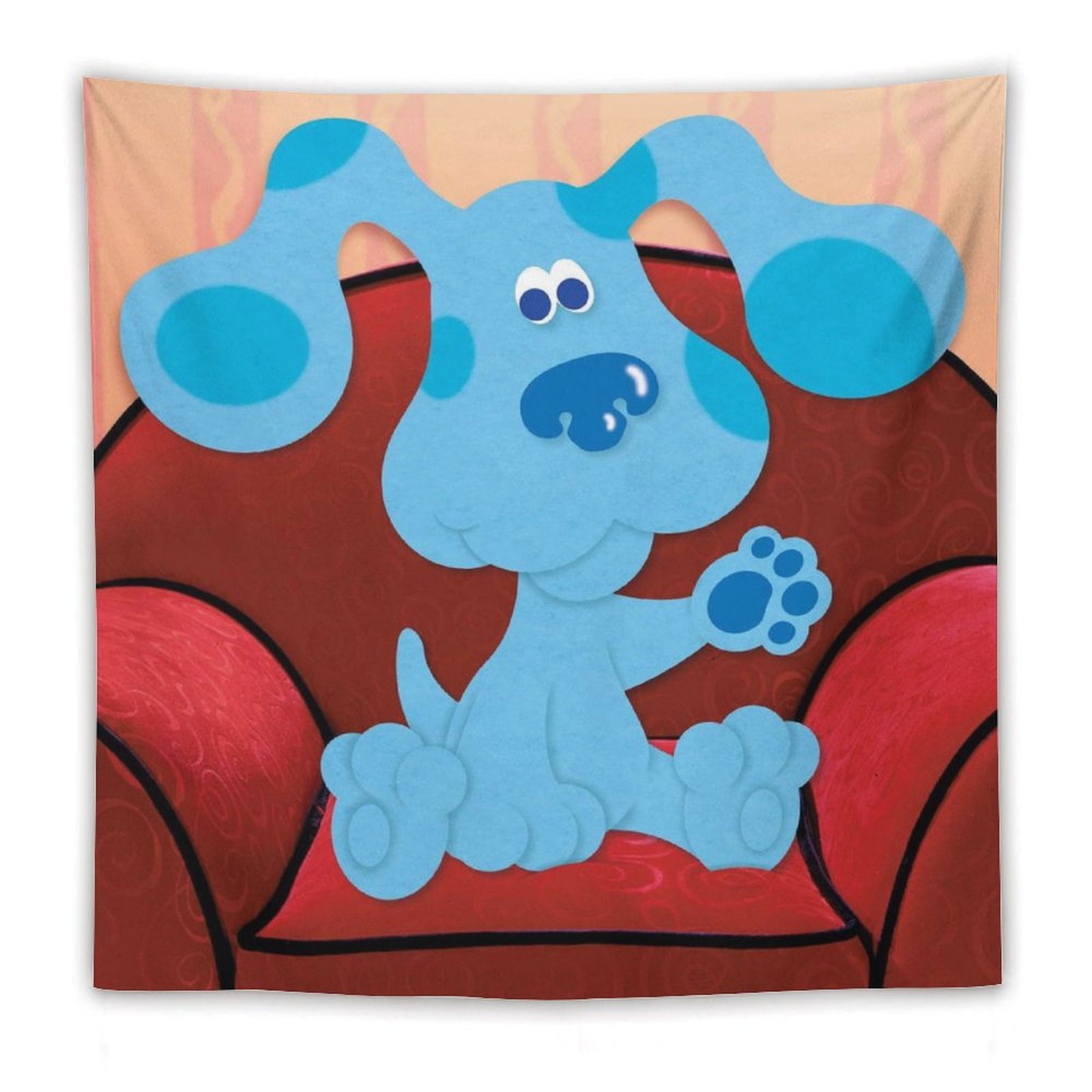 Blue'S Clues Tapestry Wall Hanging Wall Art Decor Wall Tapestry For ...