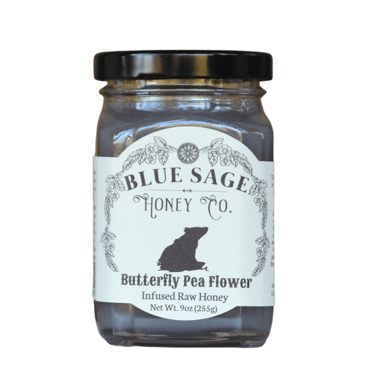 Blue Sage Honey Co, Butterfly Pea Flower Infused Raw Honey, Unfiltered ...