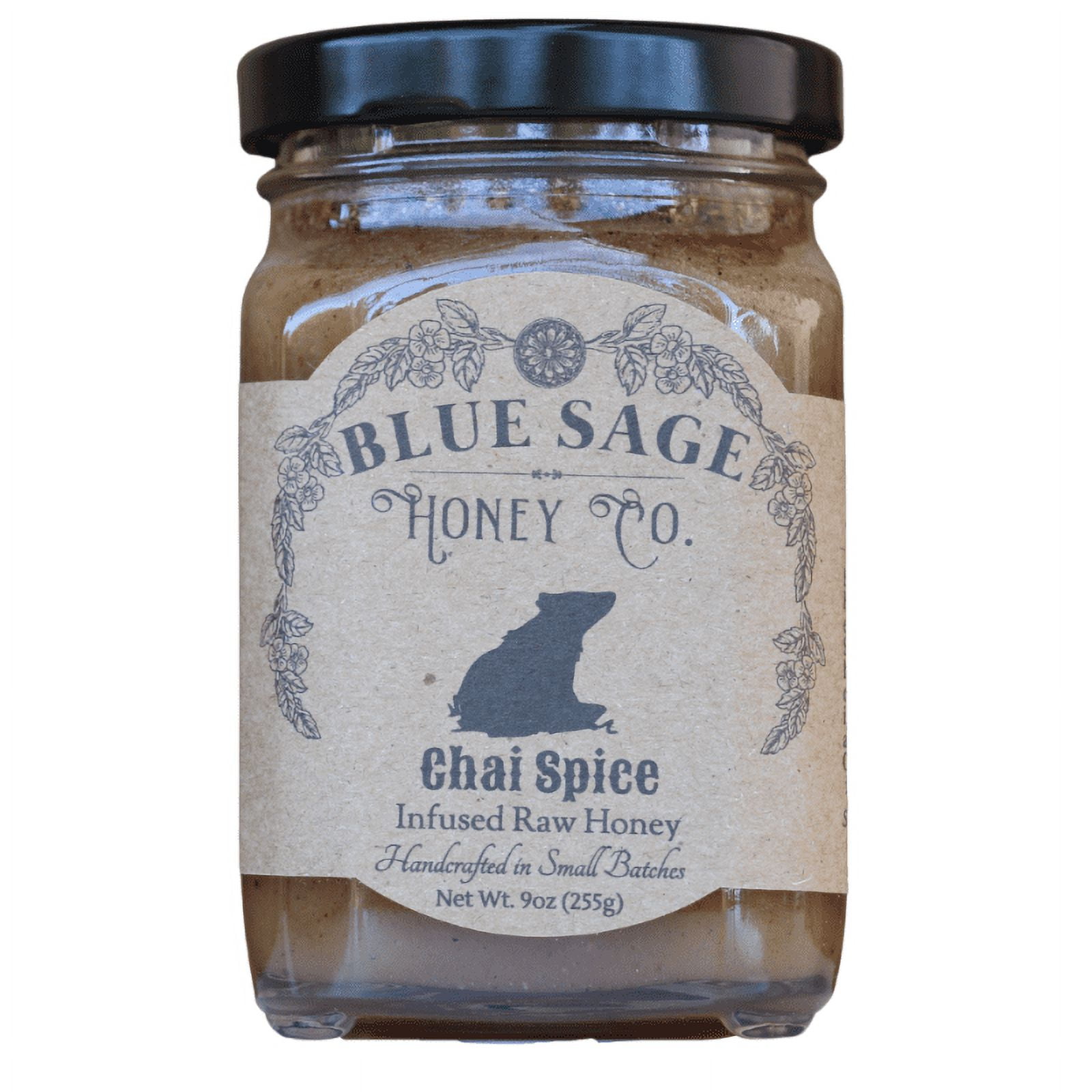 Blue Sage Honey Co. Chai Spice Infused Raw Honey - Creamed Honey - 9oz ...