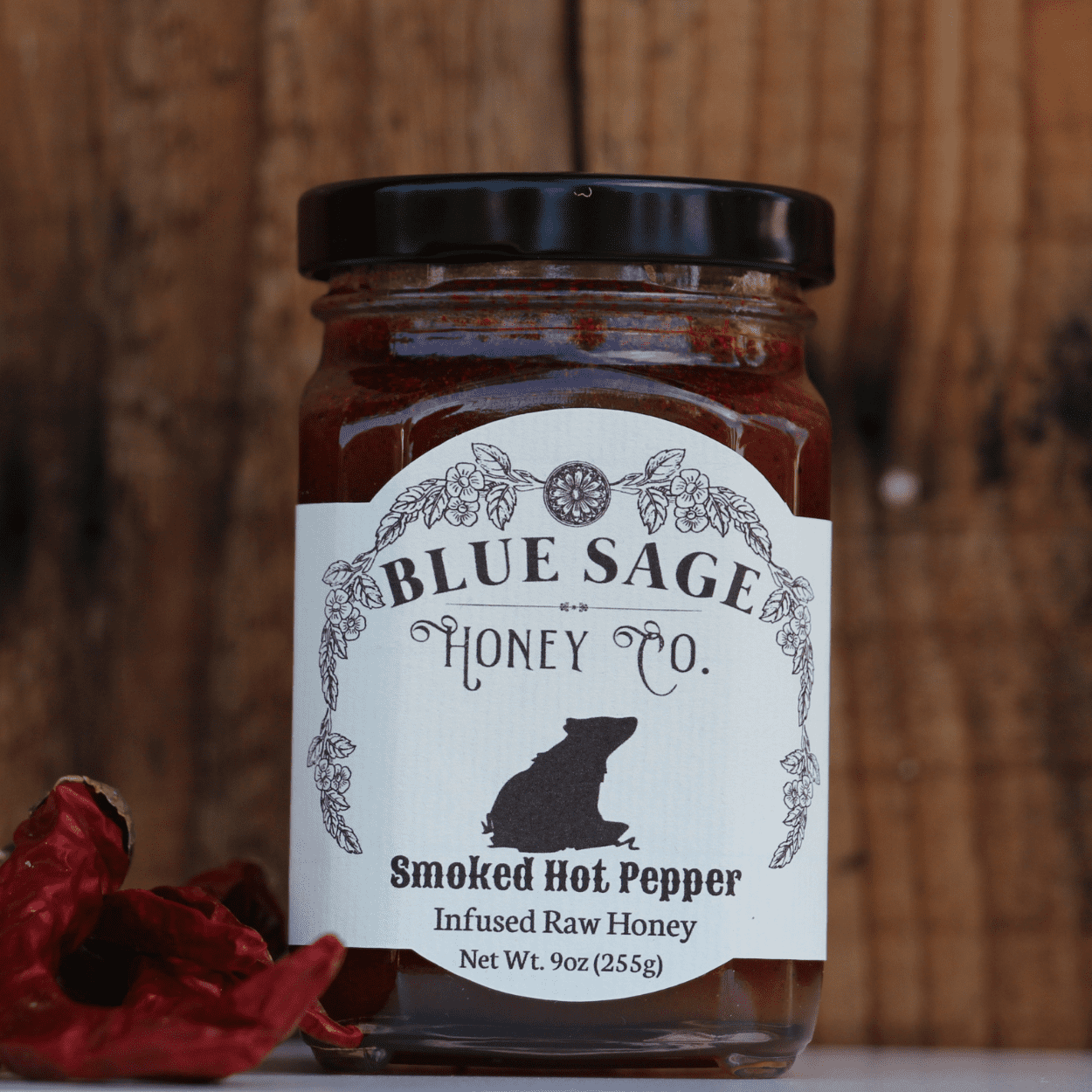 Blue Sage Honey Co. Smoked Hot Pepper Creamed Honey, Chipotle Honey ...