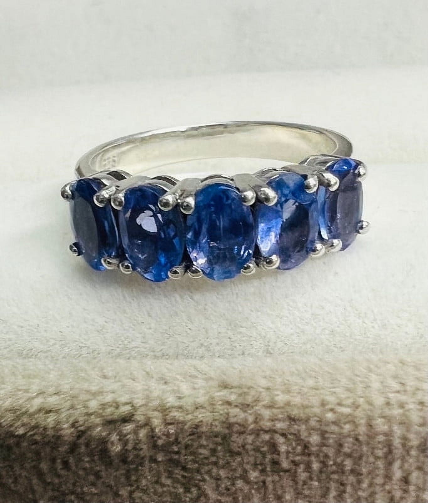 Blue Sapphire Ring-Sapphire Silver Ring-925 Sterling Silver Ring ...