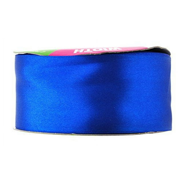 Blue Satin Ribbon 2 Inch 50 Yard Roll for Gift Wrapping, Weddings, Hair ...