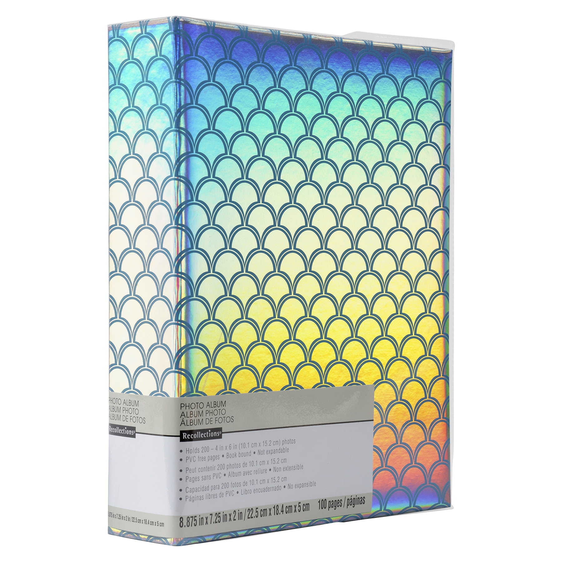 Recollections® Shimmering Blue Scales Photo Album - Beautiful Picture ...