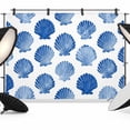 Blue Scallops Shell Photography Backdrop 8x6FT, Sea Ocean Coastal ...