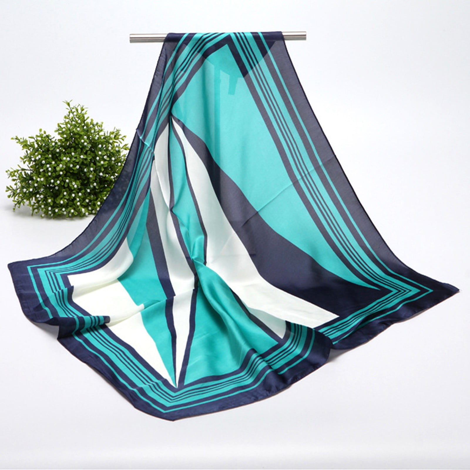 Blue Scarf for Women Scarf Multi-Purpose Bandana Gift Sets– Headband ...