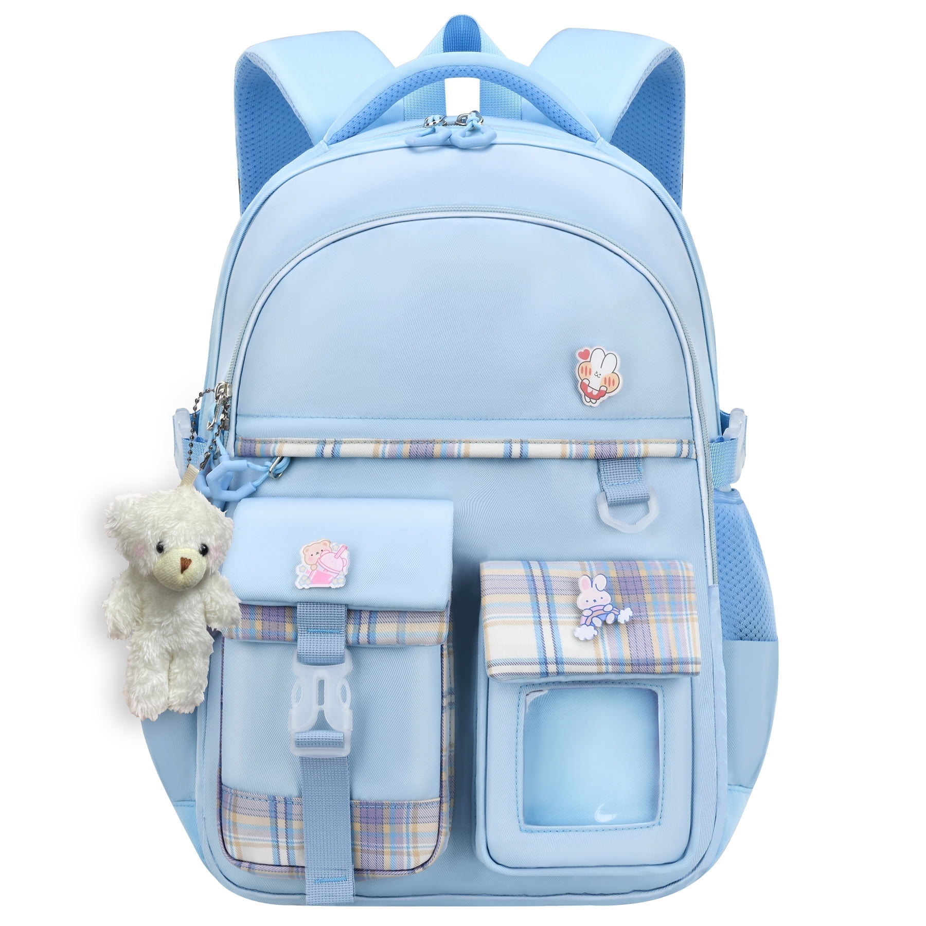 Large Cute Teen Girly Blue School Backpack, Bookbag for Kids - Walmart.com