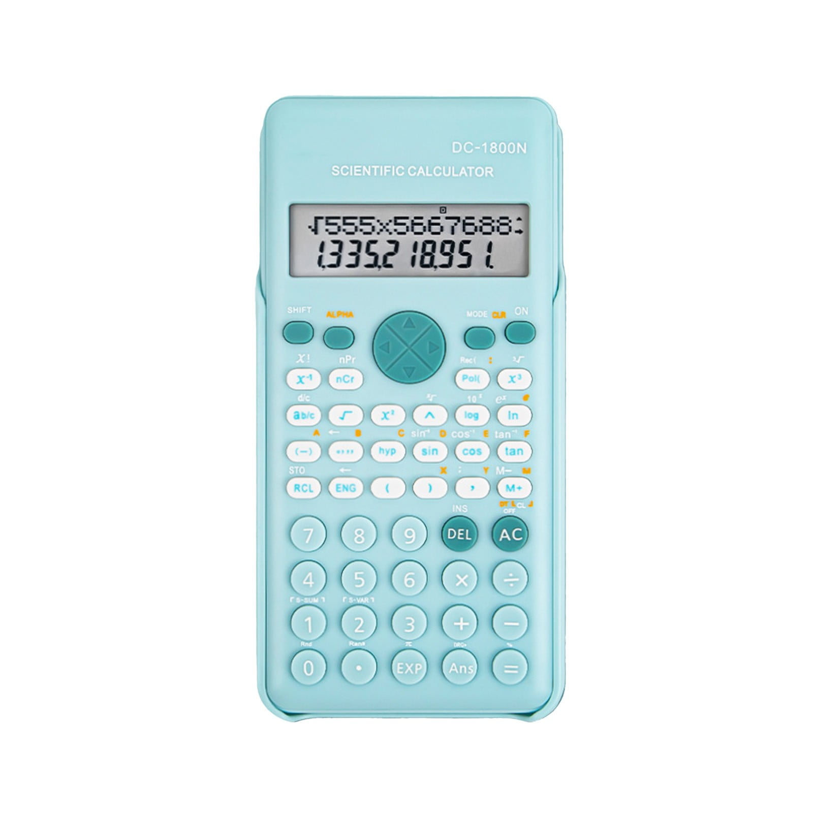 Blue Scientific Calculator 240 Functions With Lcd Display For Students ...
