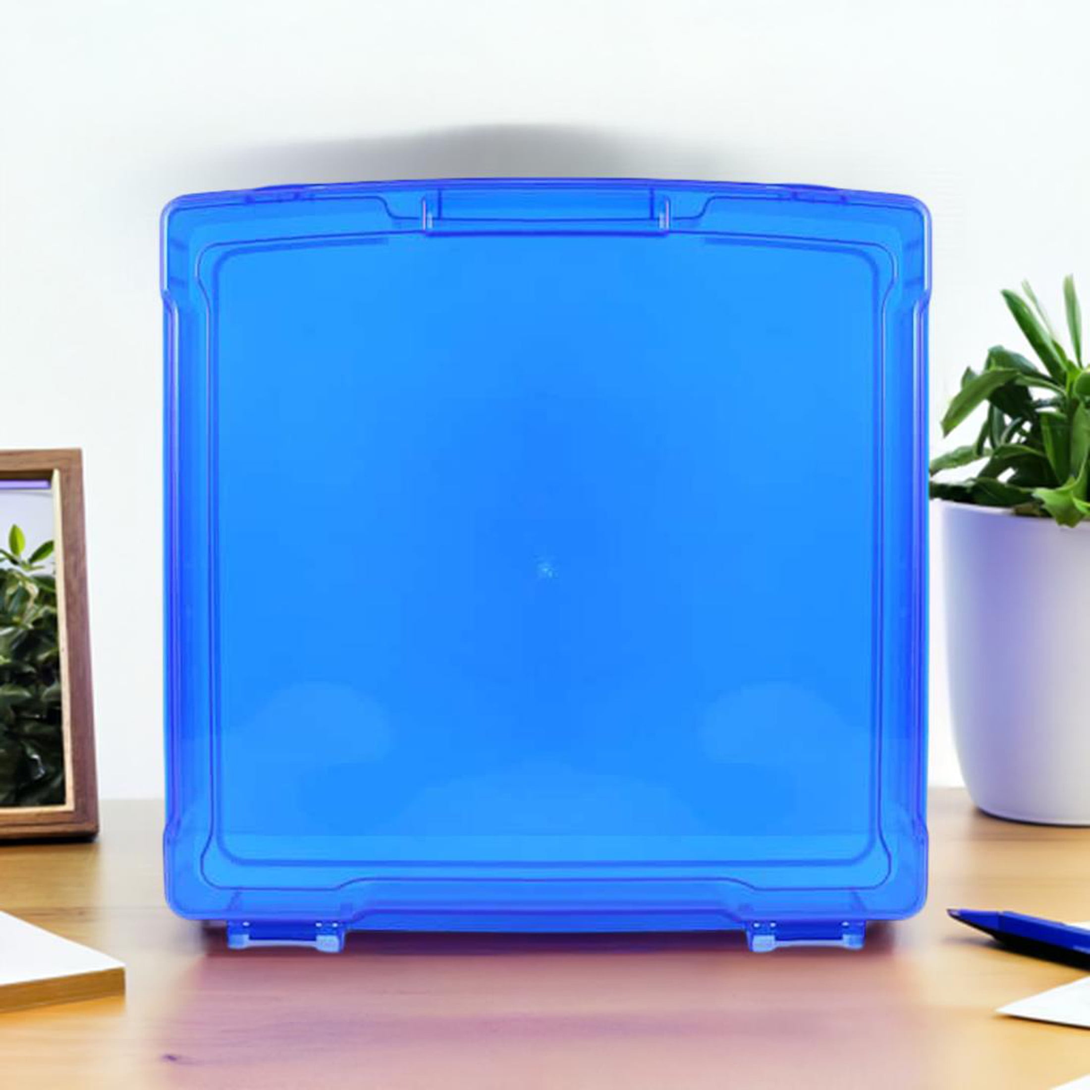 Blue Scrapbook Paper Storage Cases by Simply Tidy – 14.3" x 14.1 ...