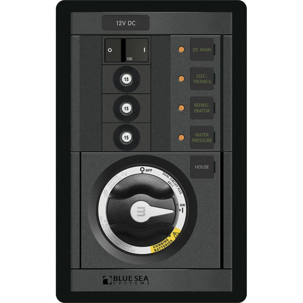 Blue Sea 1408 M-Series Dual Circuit Plus, Main + 3 Positions CLB ...