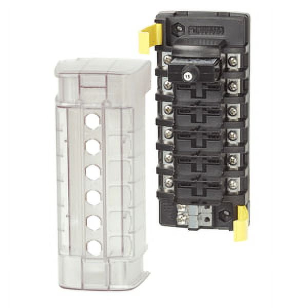 Blue Sea 5050 ST CLB Circuit Breaker Block - 6 Position - Walmart.com