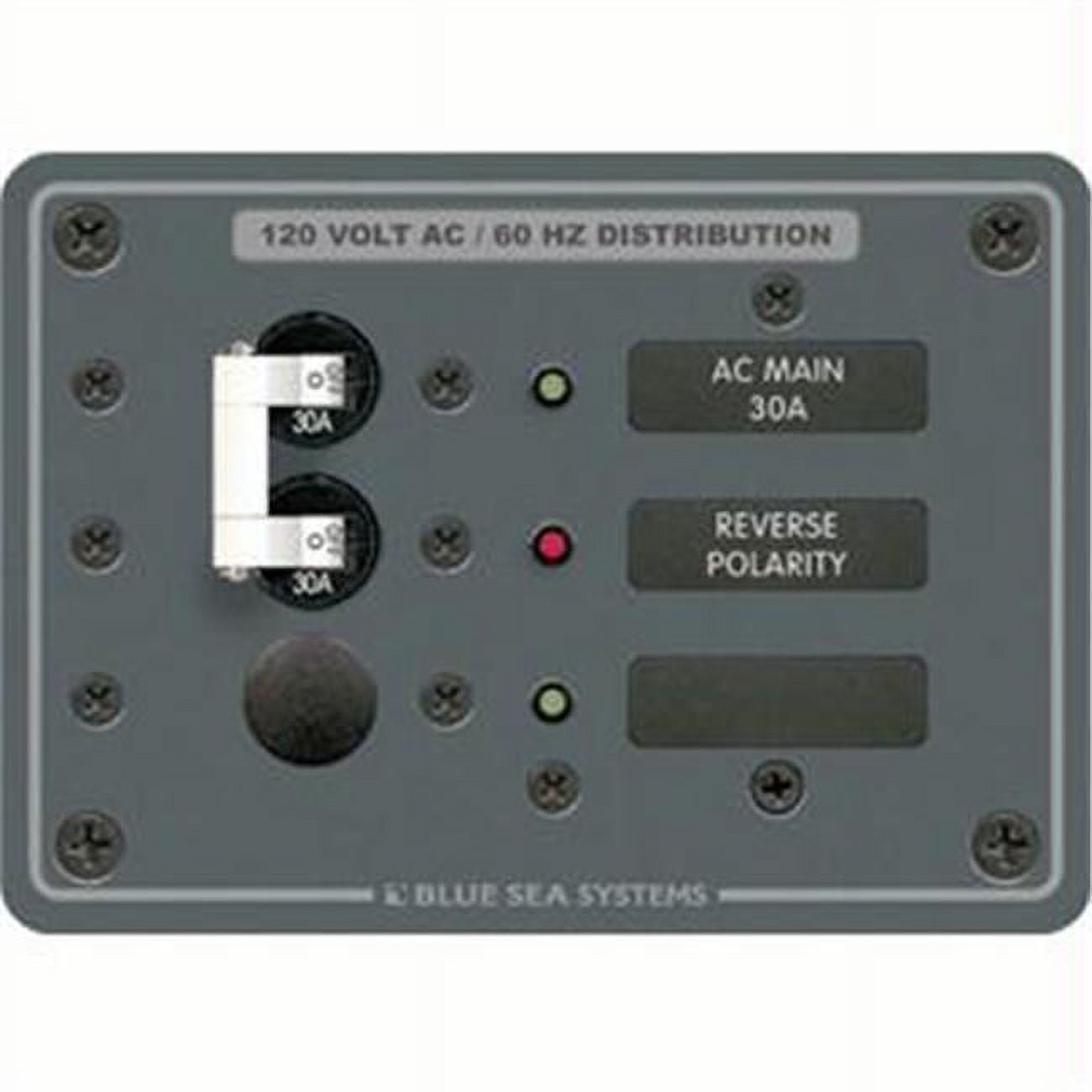 Blue Sea AC Main +1 Position Breaker Panel - White - Walmart.com