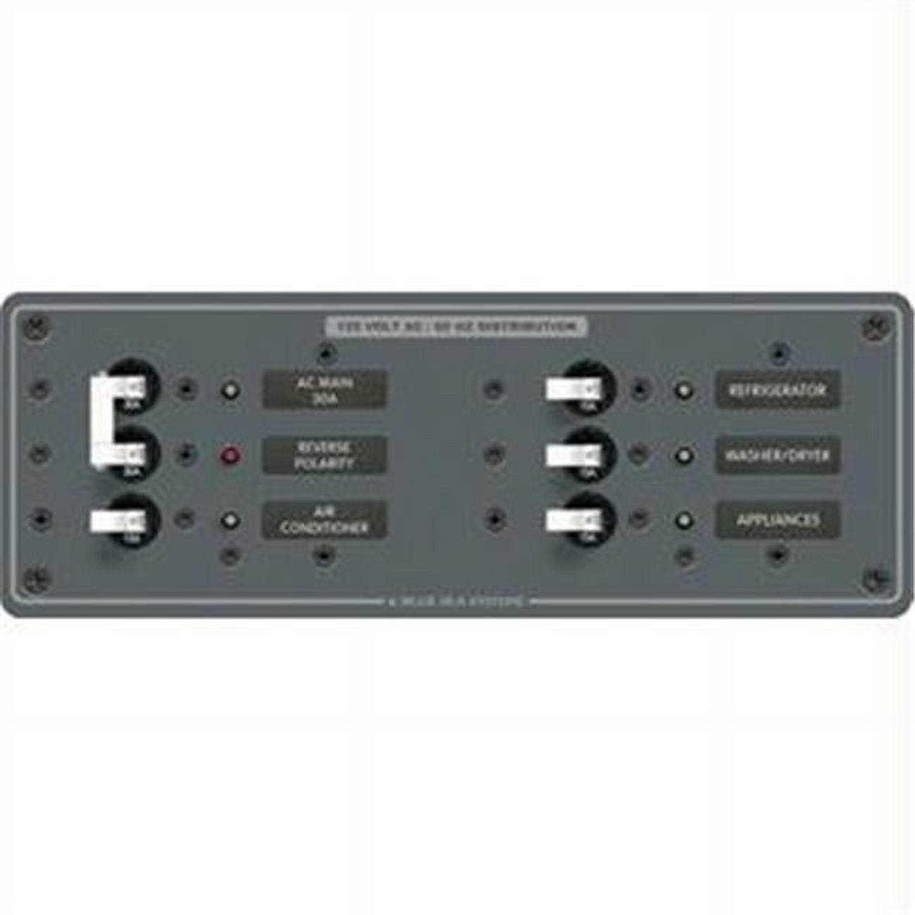 Blue Sea AC Main +4 Positions Toggle Circuit Breaker Panel (White ...