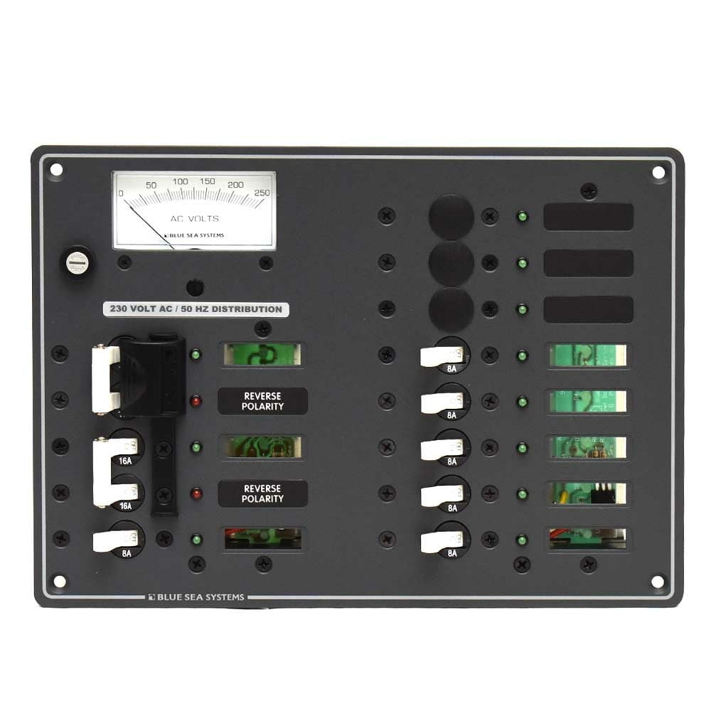 Blue Sea Boat Power Distribution Panel 8562 | 230VAC Source Selector ...