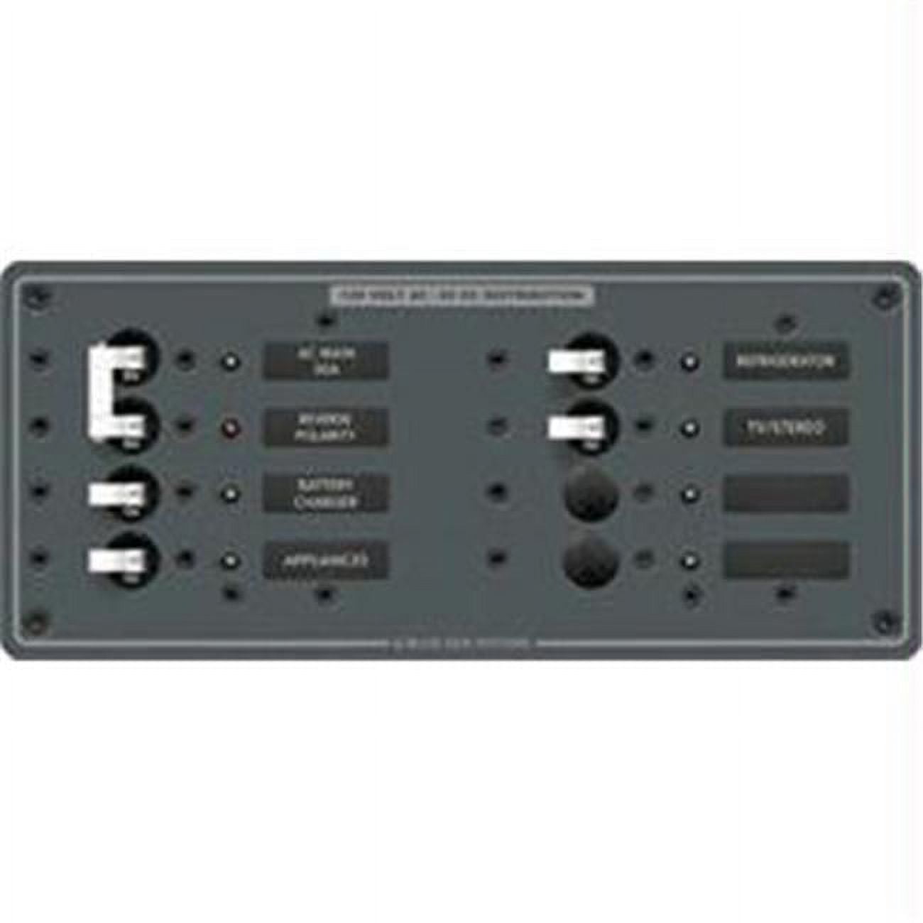 Blue Sea Breaker Panel 120Vac 8 Pos - Blue - Walmart.com
