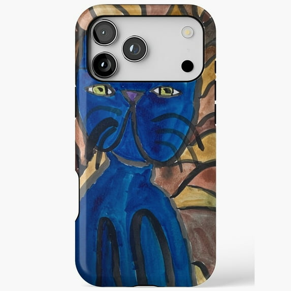 Blue Sea Cat Ocean Design Protective Cover for iPhone 11 12 13 14 15 16 ...