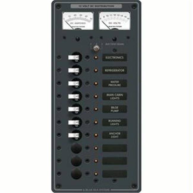 Blue Sea DC 10 Position Toggle Branch Circuit Breaker Panel - Walmart.com