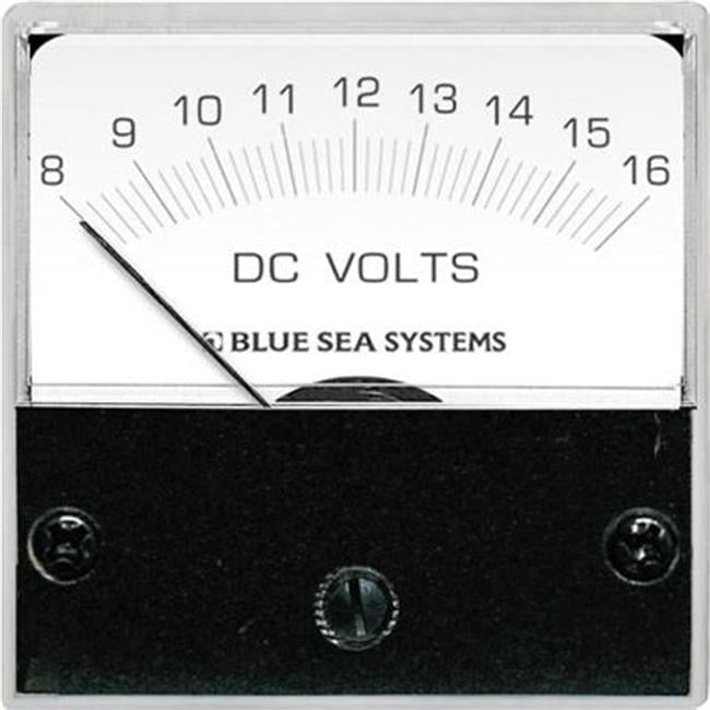 Blue Sea DC Analog Micro Voltmeter - Blue - Walmart.com