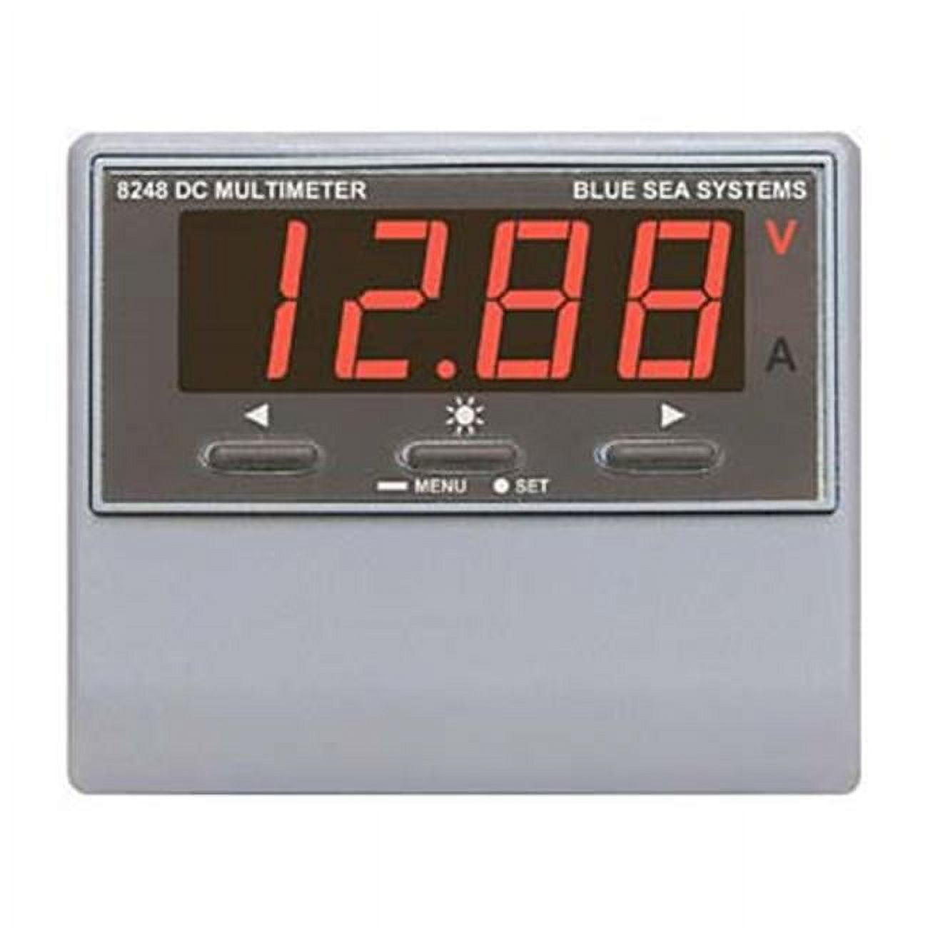 Blue Sea DC Digital Voltmeter w/ Alarm - Blue - Walmart.com