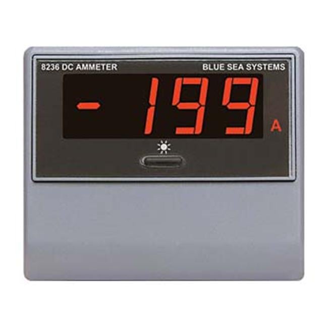 Blue Sea System 2.90in.W DC Digital Ammeter - Blue - Walmart.com