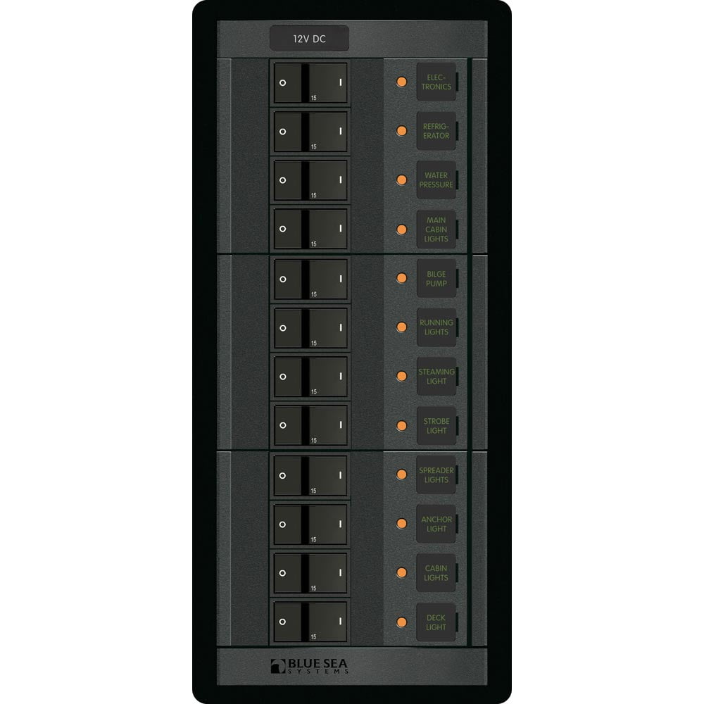 Blue Sea Systems 12 Volt DC 12 Position - 1223 - Walmart.com