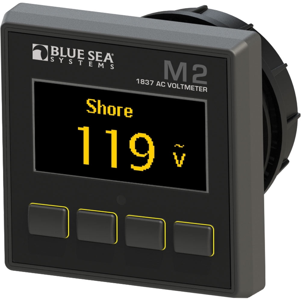 Blue Sea Systems 1837 M2 Ac Voltmeter - Walmart.com