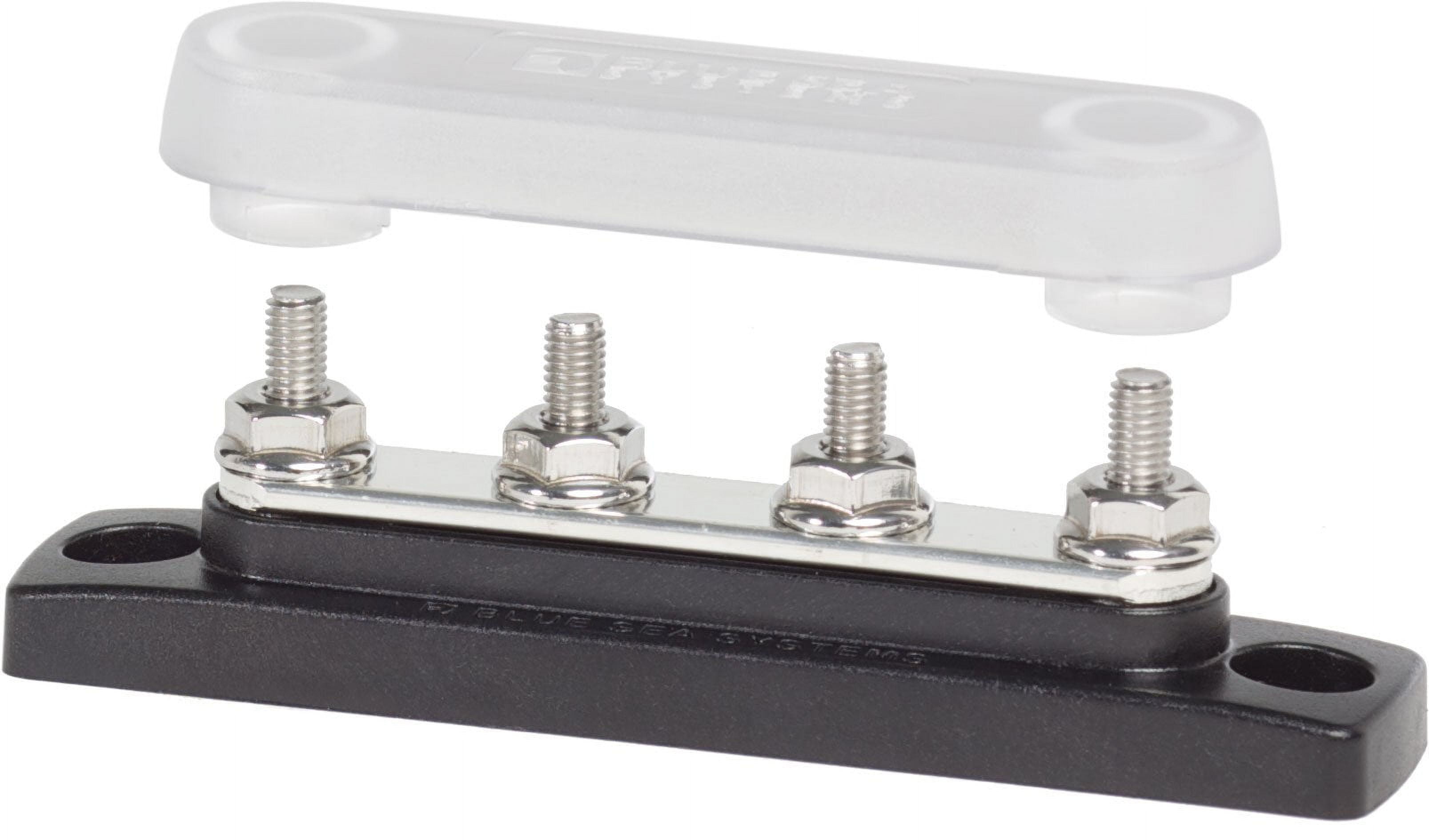 Blue Sea Systems 2315 100 Amp Mini BusBar with 4 studs and a cover ...