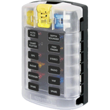 Blue Sea Systems #5029 Fuse Block, ATC, 12 Circuit, w/ Cover - Walmart.com