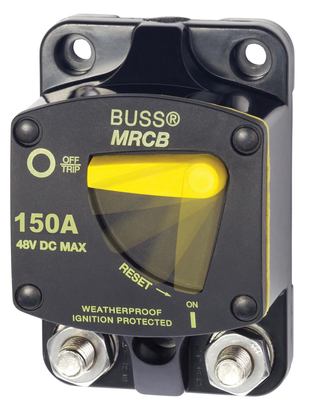 Blue Sea Systems #7148 Circuit Breaker, Style 187, Surface Mount DC ...