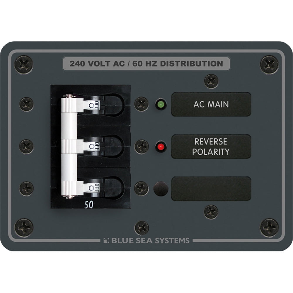 Blue Sea System 7372 120/240V AC Main Only - Walmart.com