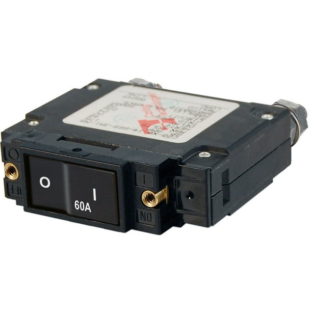Blue Sea Systems 7547 7547 C-Series Flat Rocker Circuit Breaker ...