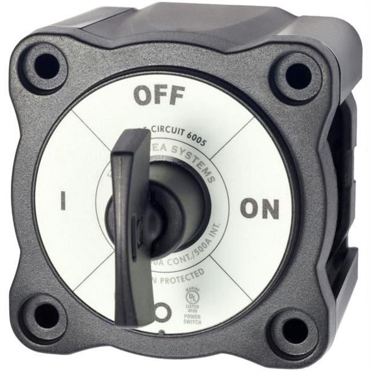 Blue Sea Systems Battery Switch Single Circuit ON-OFF - Black - Walmart.com