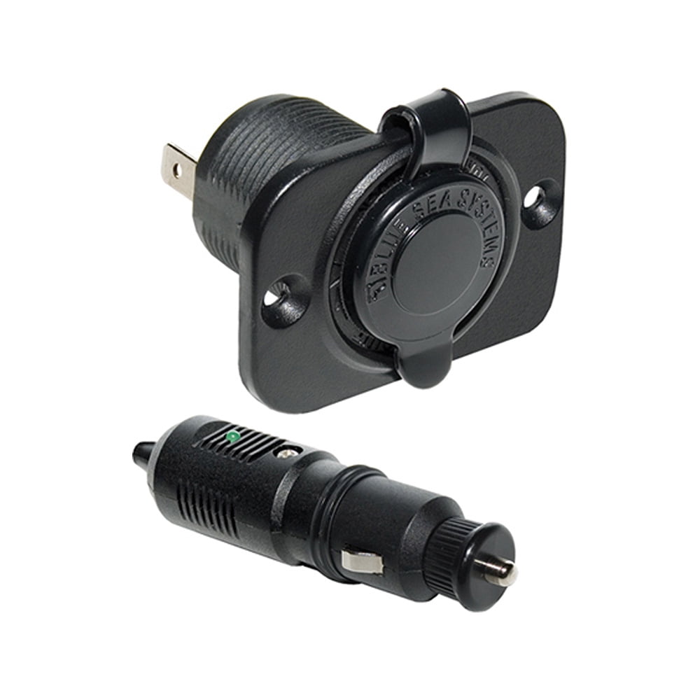 Blue Sea 1015 12V DC Plug & Dash Socket (1010 & 1011) - Walmart.com