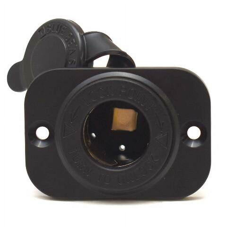 Blue Sea Systems Boat Dash Power Socket 1011 | 12V Receptacle Black ...