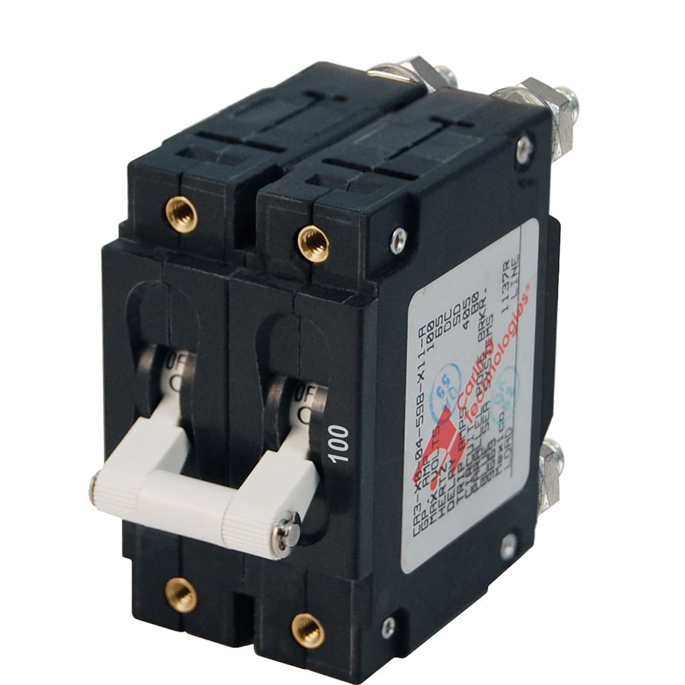 Blue Sea 7258 C-Series Double Pole Circuit Breaker - 100A [7258 ...