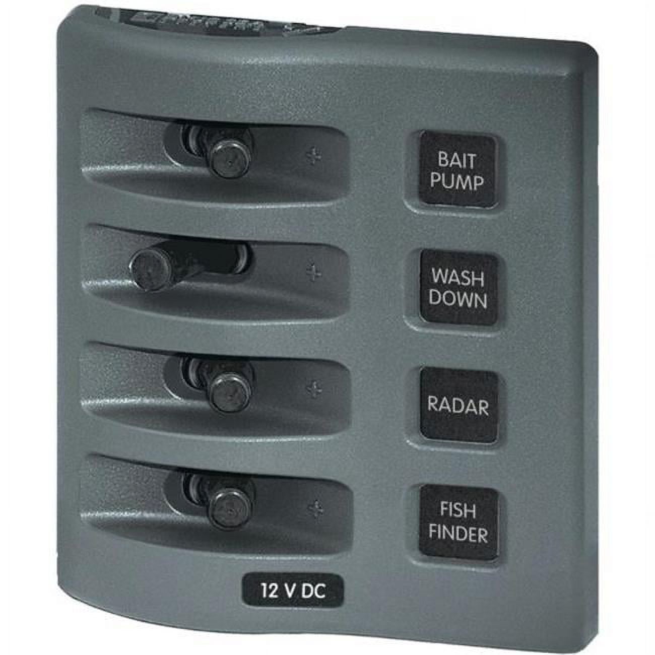 Blue Sea Systems WeatherDeck 12V DC Waterproof Switch Panel - 4 ...