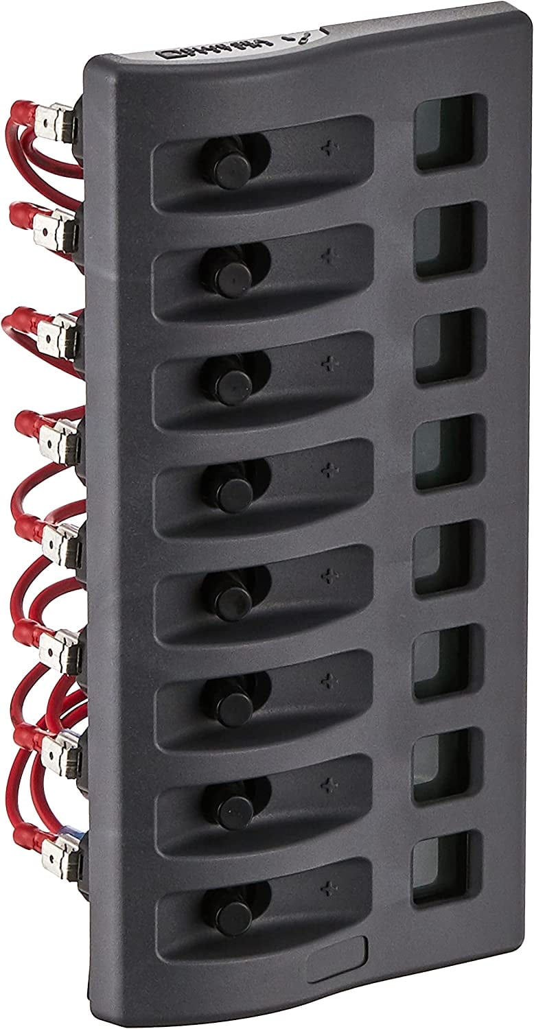 Blue Sea Systems WeatherDeck Waterproof Panels 8 Pos Fused - Walmart.com