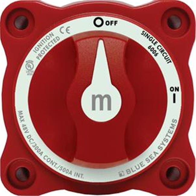 Blue Sea m-Series (Mini) Battery Switch Single Circuit ON/OFF - Walmart.com