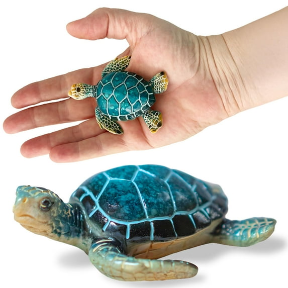 Blue Sea Turtle Magnet 3x2 Inches - 1 Pc Turtle Magnets for Fridge ...