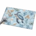 Blue Sea Turtles Area Rugs 2x3ft Underwater Coral Starfish Jellyfish ...