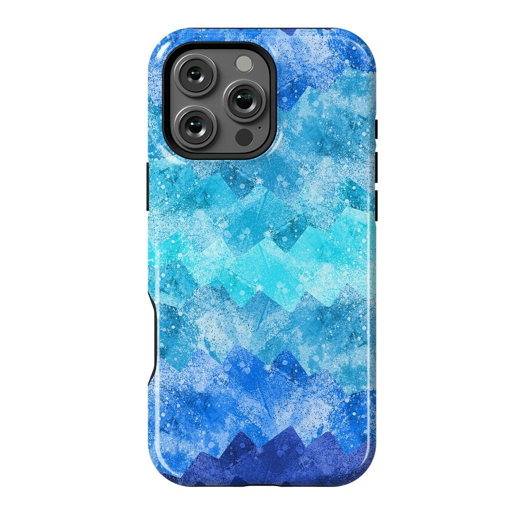 Blue Sea Waves Ocean Print For iPhone 11 to 17 Pro Max Compatible Phone ...